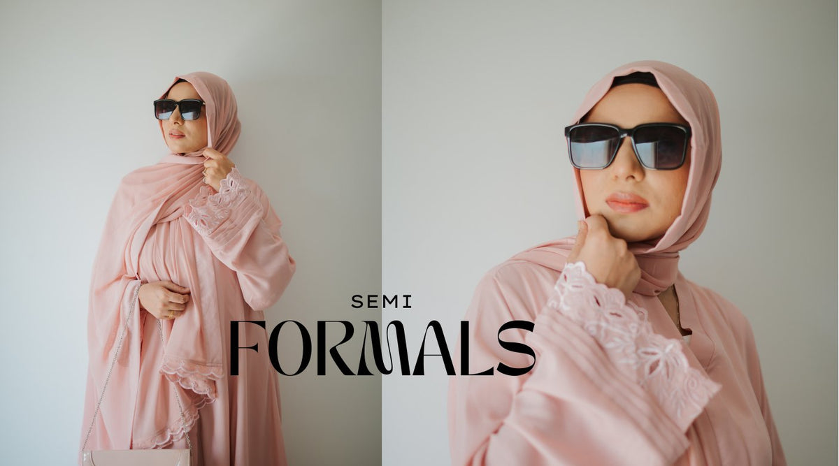 Shop Semi Formal Abayas Online in Pakistan - DaalAin