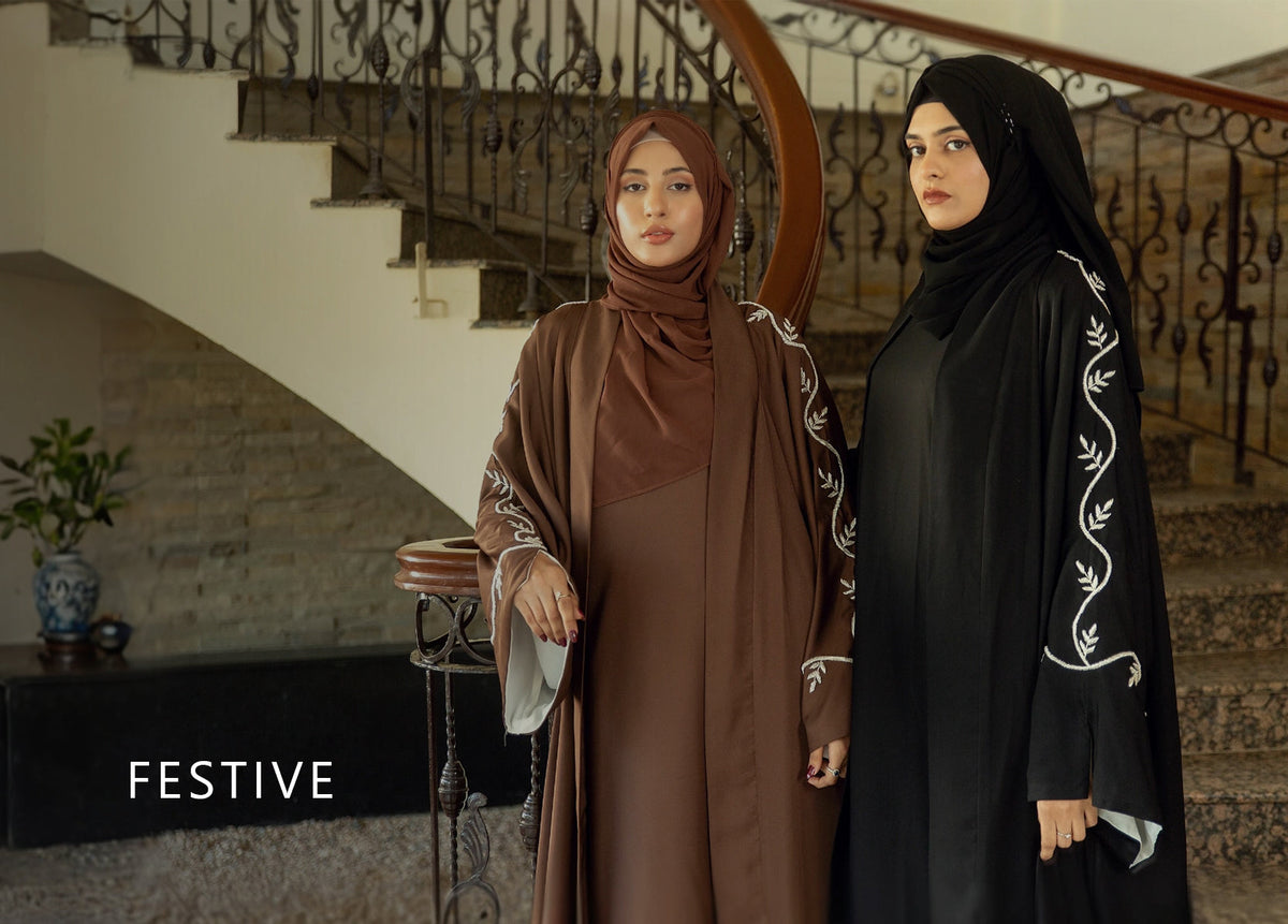 Shop Festive Abayas Online in Pakistan - DaalAin